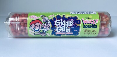 Vintage 1995 Amurol GIGGLE GUM Bubble Gum Tube Toy Candy Container 6 ...