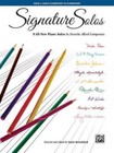 Signature Solos, Bk 1: 9 All-New Piano Solos by Favorite Alfred ...