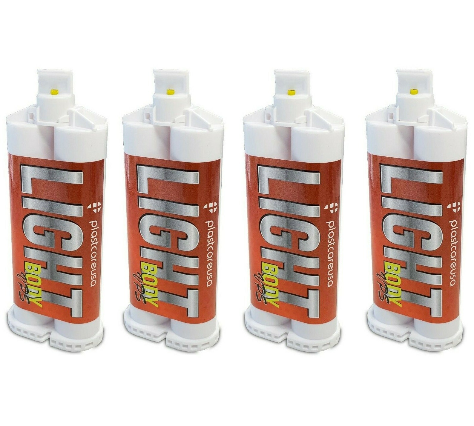 Dental Impression Material Light Body, Fast Set VPS (4 Cartridges) PVS ...