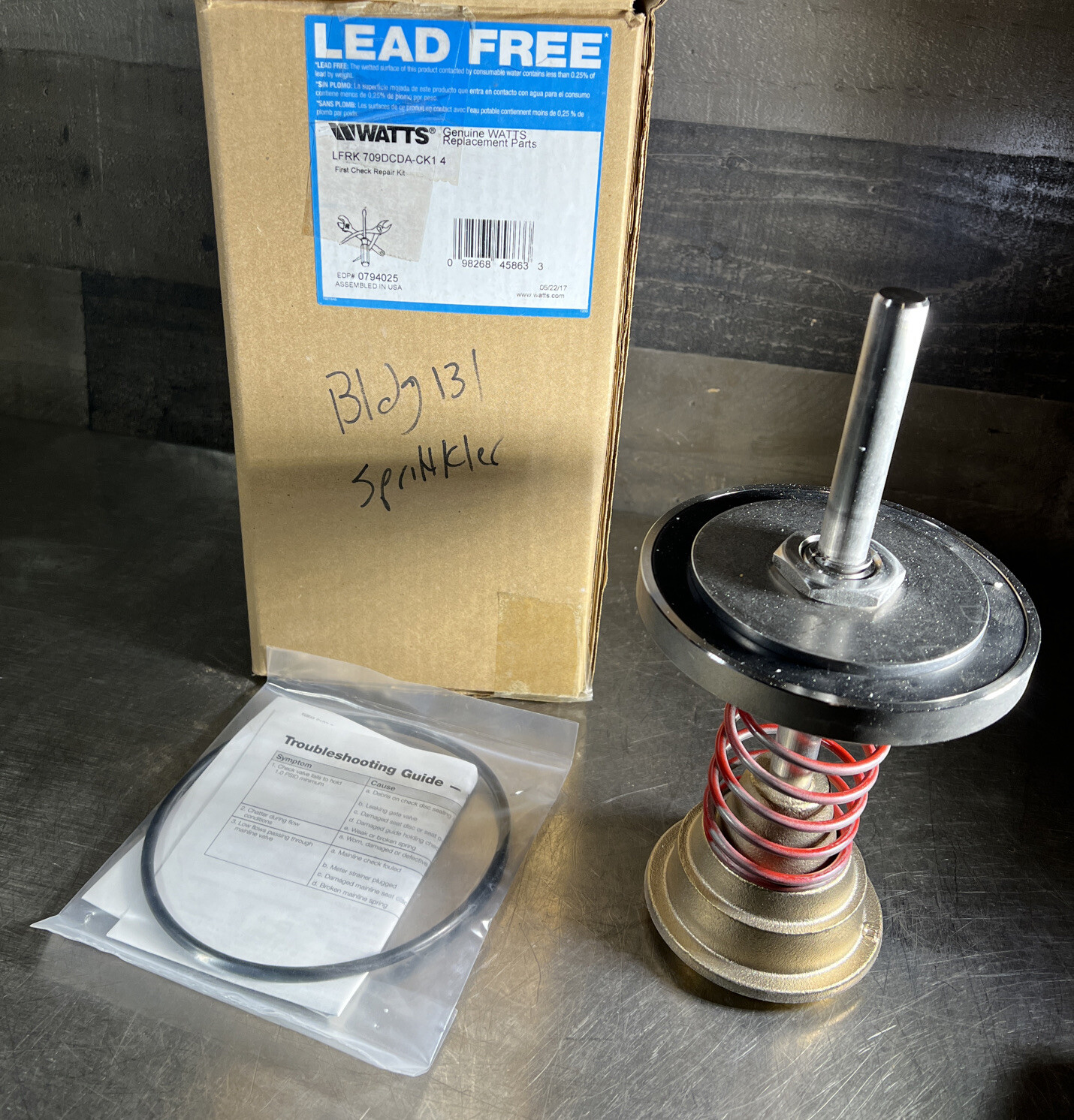 Nos Surplus WATTS 0794025 LFRK 709DCDA-CK1 4 First Check Repair Kit | eBay