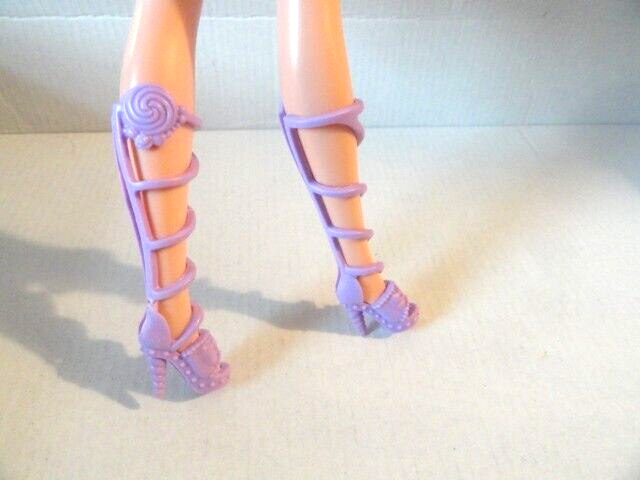 Mattel Barbie Doll Shoes Fashionistas Purple Lilac Gladiator Strap High ...