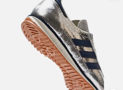 Size 7 - adidas SL72 OG Silver Metallic Collegiate Navy W | eBay