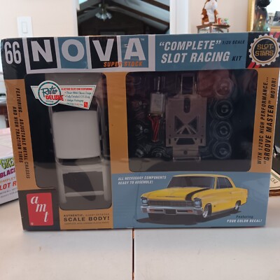 AMT Slot Car Kit 1966 66 Chevy Nova Super Street Muscle Machine Racing ...