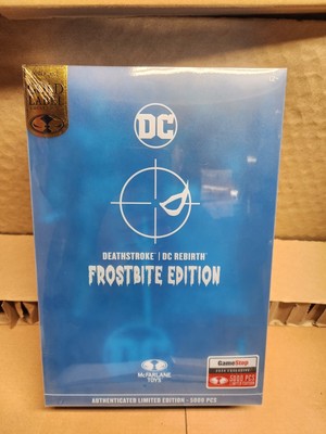 McFarlane DC Deathstroke Frostbite Edition Gold Label GameStop Exclusive Figure | eBay