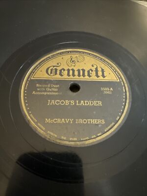 Gennett 78 RPM McCravy Brothers - Jacob’s Ladder 3503 V+ Country | eBay