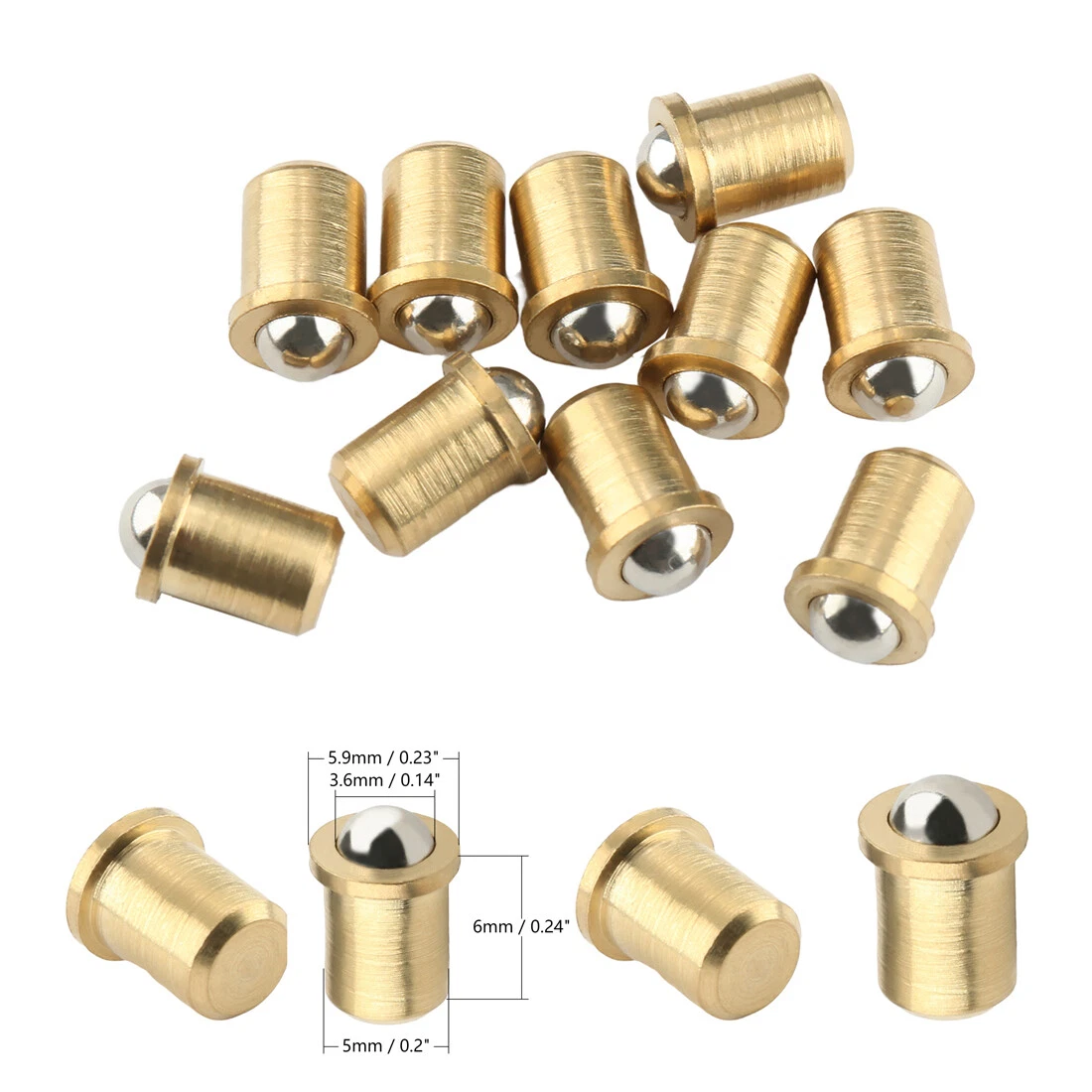 Cabinet Brass Ball Catch | Cabinets Matttroy