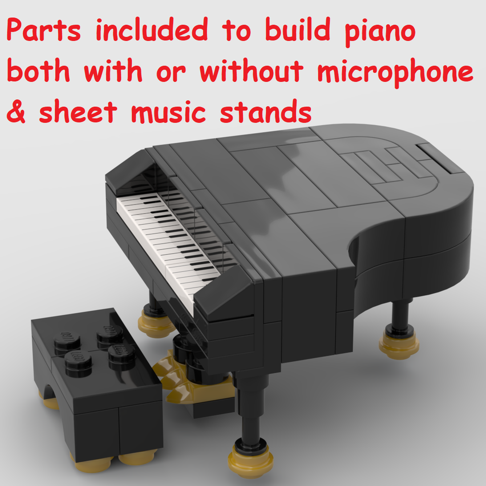 LEGO Grand Piano Kit with Minifigure, Original Design. 100% New LEGO ...