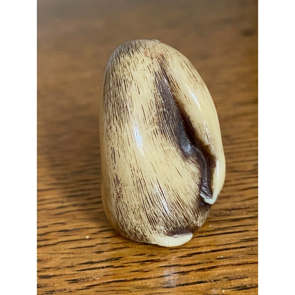 Japanese Netsuke Model Resting Vintage Small Signed 4cm Tall | eBay UK