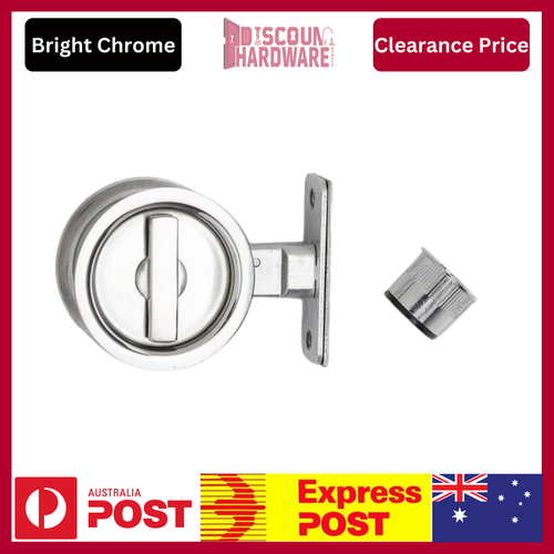 Delf VP Privacy Cavity Sliding Door Lock Satin Chrome/Matt Black/Bright ...