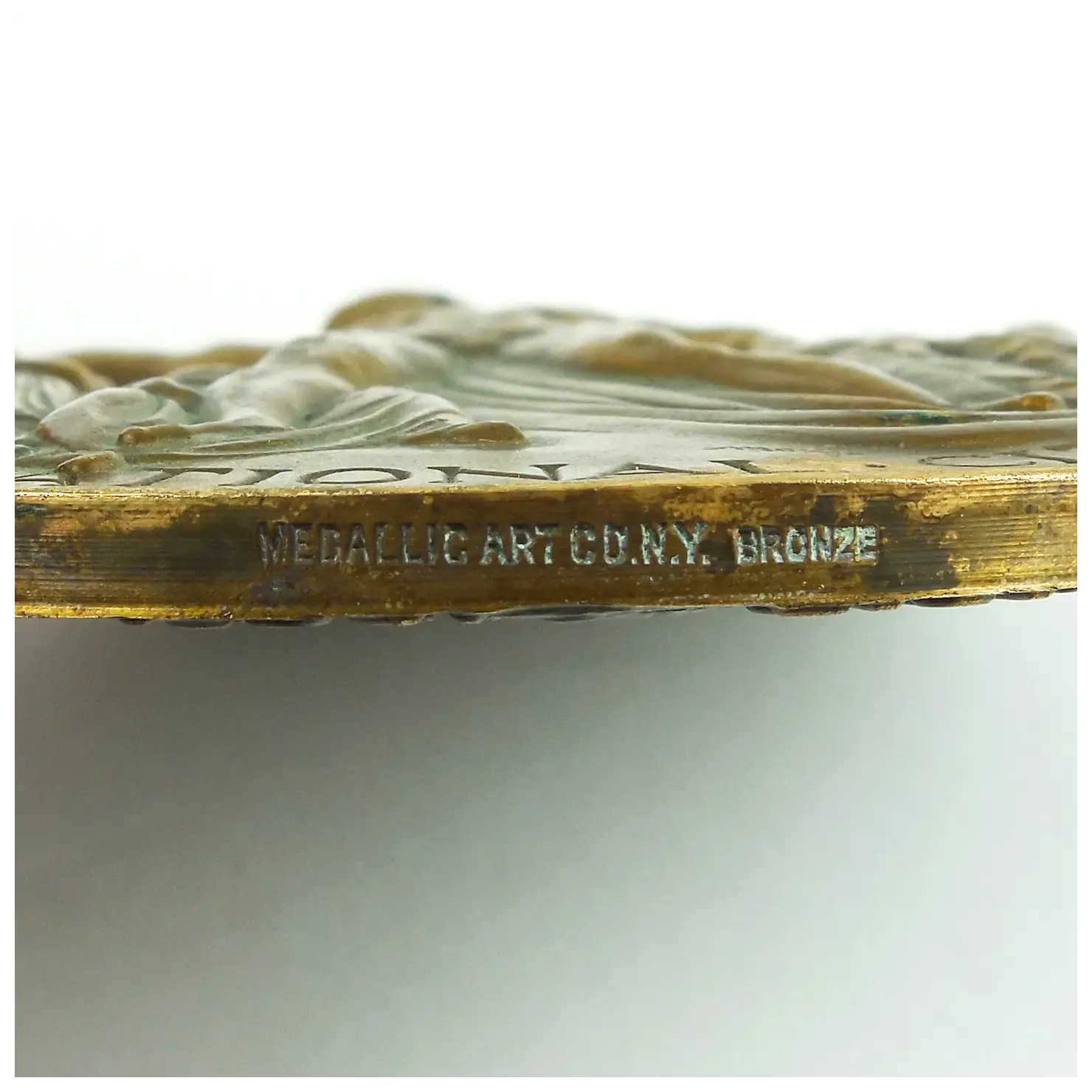 First National City Bank NY Sculptural Solid Bronze 150th Anniversary ...