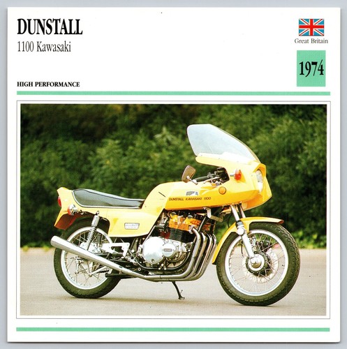 Dunstall 1100 Kawasaki 1974 Great Britain Edito Service Atlas ...