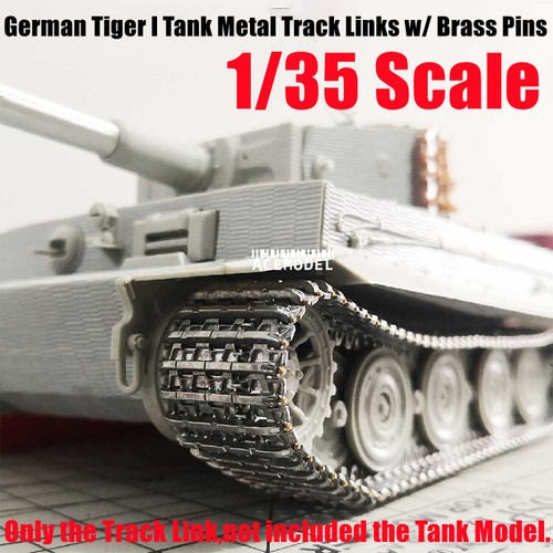 1/35 German Tiger I Early Ver.Tank Metal Track Links w/Metal Pins for ...