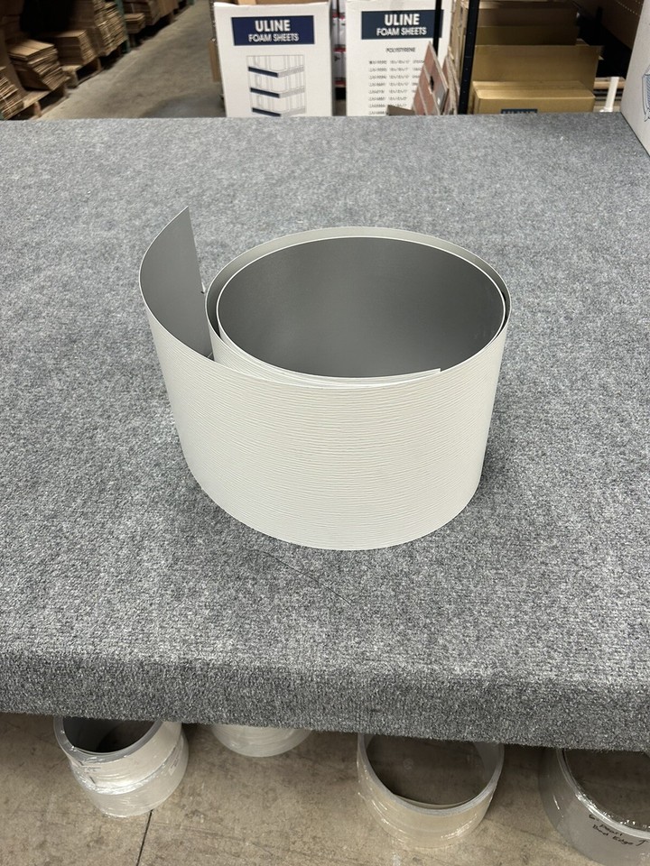 Aluminum Trim Coil 8” X10FT White Woodgrain Finish Bendable | eBay