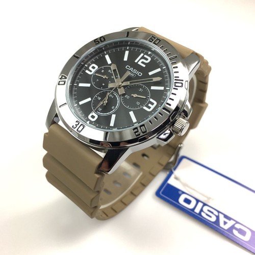 Men's Casio Sports Multifunction MTP-VD300 Steel Watch MTPVD300-5B | eBay