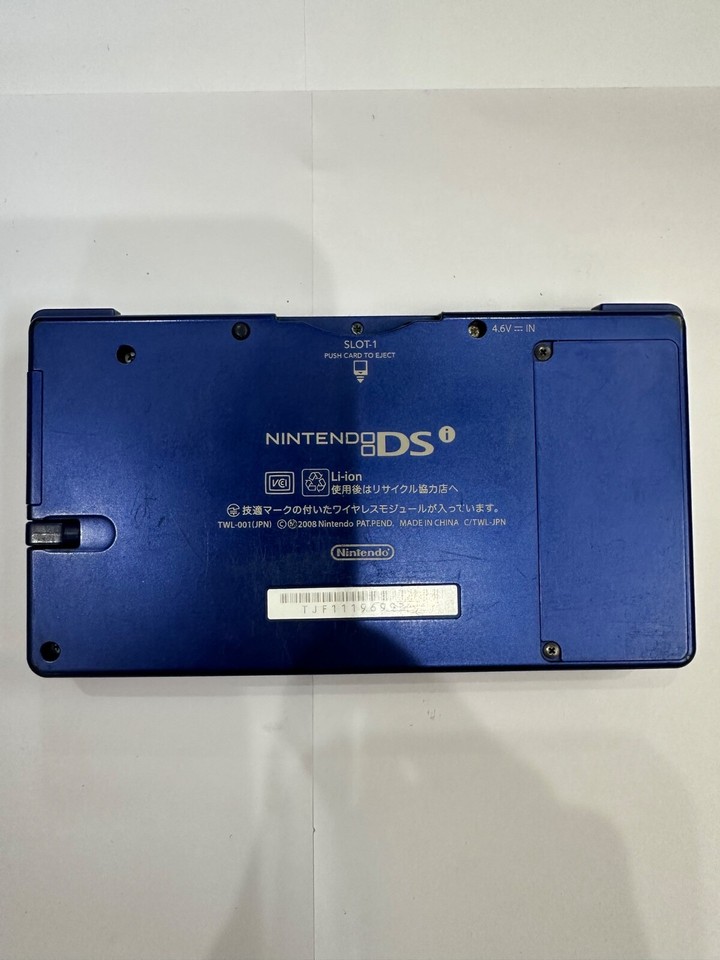 *TESTED WORKING* JAPANESE Nintendo DSi Blue Handheld Video Game System ...