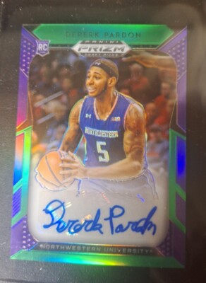 Dererk Pardon Prizm Draft Picks 2019 RC Rookie Autograph Neon Green ...