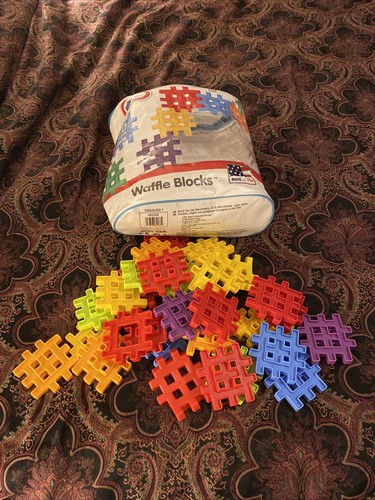 Small Sized Waffle Blocks Lot of 33 With Bag READ | eBay