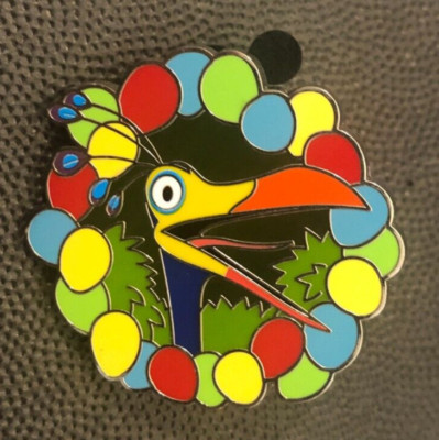 Disney pin 163096 Up! Pixar Kevin Balloons snipe brightly colored bird ...