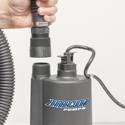 1/2 HP 3300 GPH Slim Submersible Utility Pump Kit Pool Spa Water Drain ...