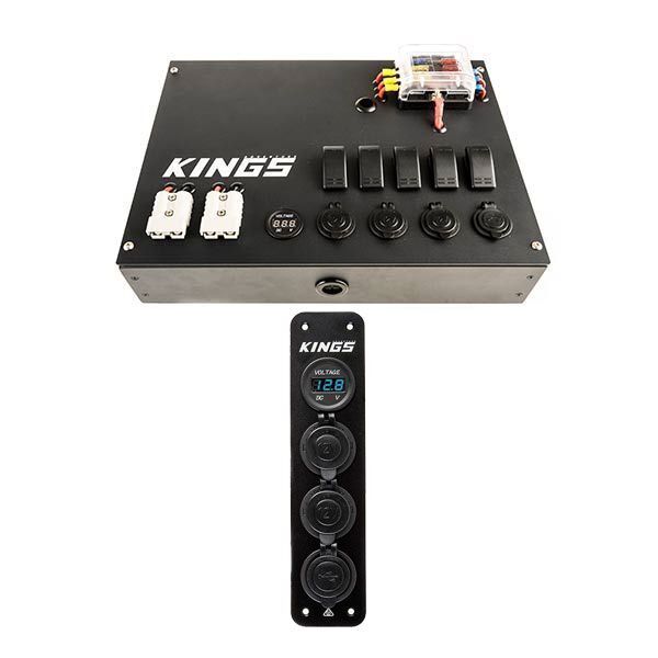 Adventure Kings 12V Control Box 4WD Caravan + 12V Accessory Panel Cig ...