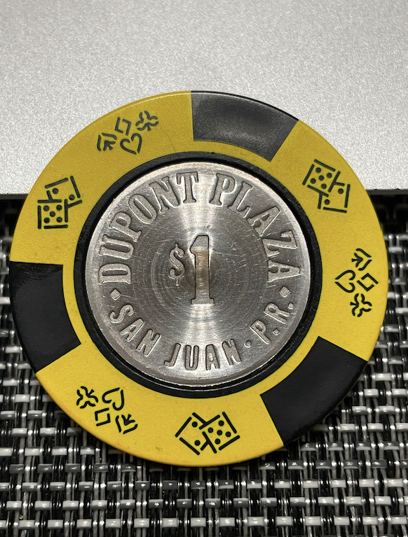 DUPONT PLAZA CASINO CHIP SAN JUAN PUERTO RICO POKER CHIP TOKEN | eBay
