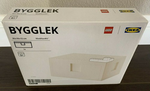 LEGO x IKEA BYGGLEK LEGO® box with lid, white10x6 7/8x4 1/2 " Medium ...