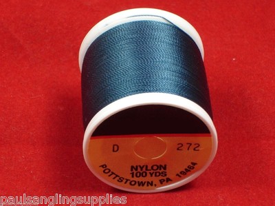 Fishing Rod Whipping Thread 100 yds Turquise Blue Dun Fishawk grade A ...