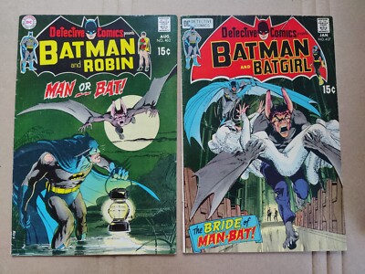 Lot Of 2 DC Comics Detective Comics 402 FN+ 407 FN 1971 Neal Adams Man ...