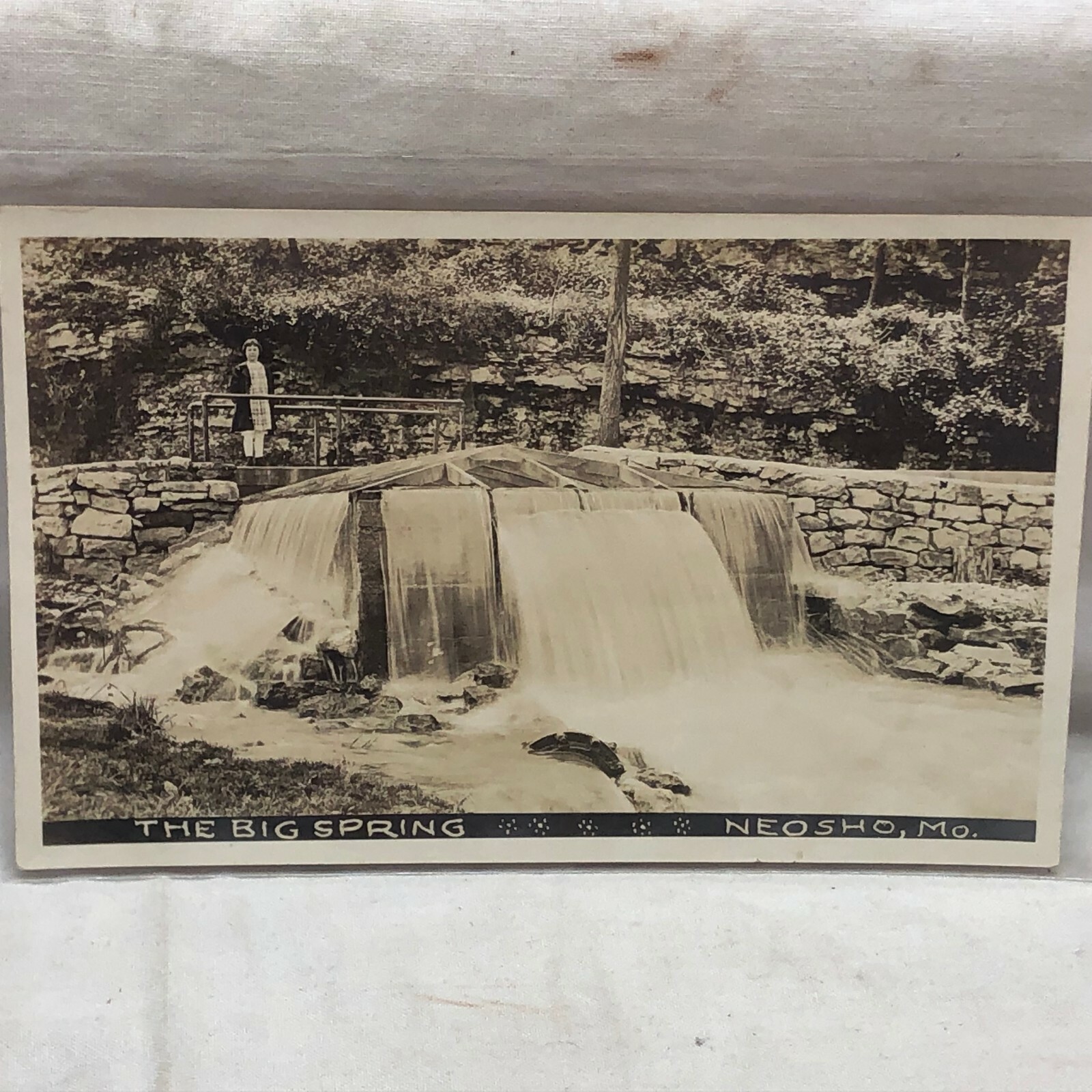 Vintage Postcard The Big Spring Neosho, MO | eBay