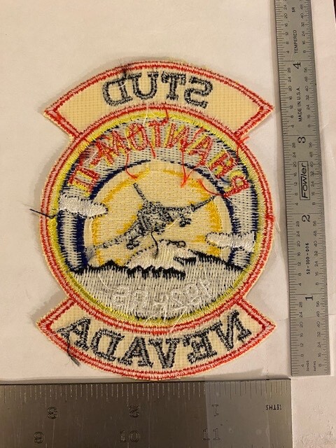 ORIGINAL/AUTHENTIC US Air Force Vietnam-era 192 RS "STUD NEVADA" Class ...