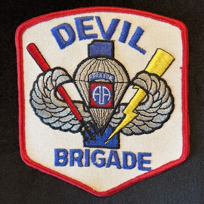 U.S. Army 82nd Airborne Devil Brigade Patch Patch | eBay