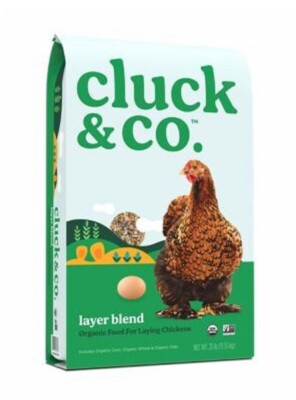 Cluck & Co. 3007241103 Poultry Supplies Organic Layer Blend in 25 ...