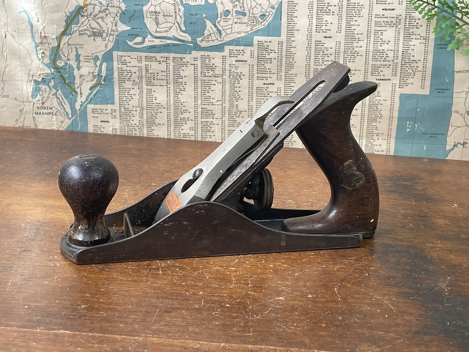 Vintage STANLEY BAILEY No 3 smooth bottom hand plane, made in the USA ...