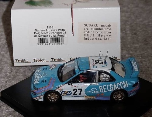 1109 1/43 Subaru Impreza Wrc Belgacom Car No. 27 1998 | eBay.de
