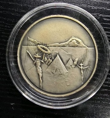 3 Oz Silver Salvador Dali Coin .999. 12 Tribes of Israel Gad | eBay