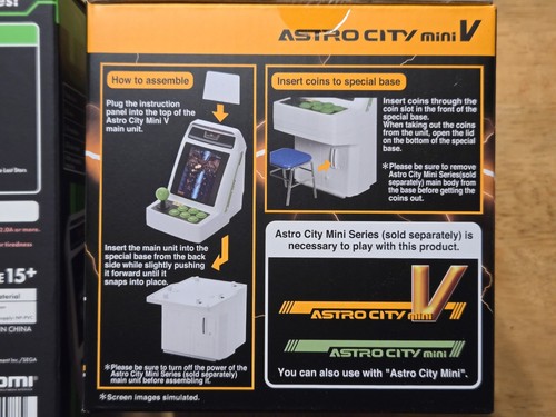 SEGA Astro City Mini Arcade Cabinet & Game Center Style Kit Accessory ...