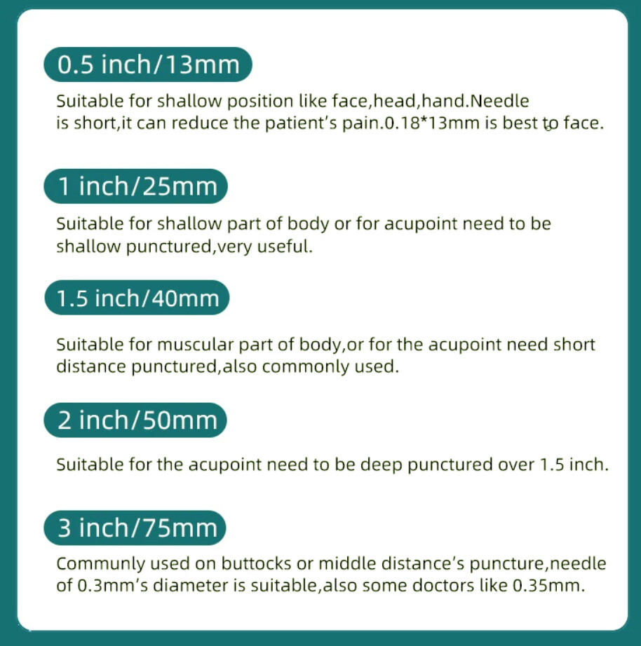 Single Use 100pcs/box Acupuncture TCM Needles Individua Pipe with One ...