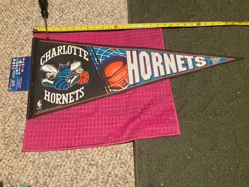 Vintage WINCRAFT EDITION # 6 SOUVENIR PENNANT NBA BASKETBALL CHARLOTTE ...