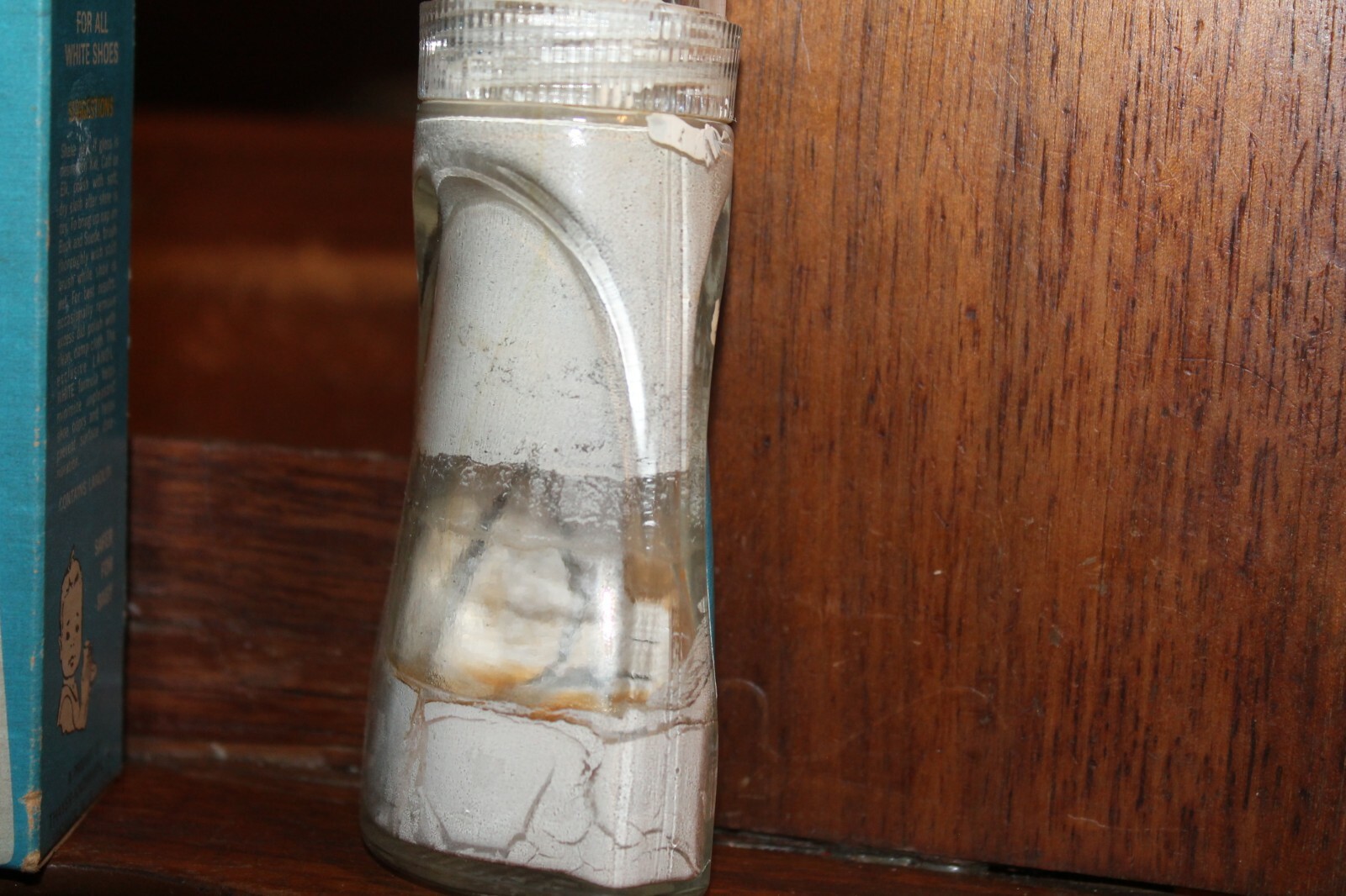 Vintage 1960's ESQUIRE Lanol-White Glass Bottle in Box Shoe Polish | eBay