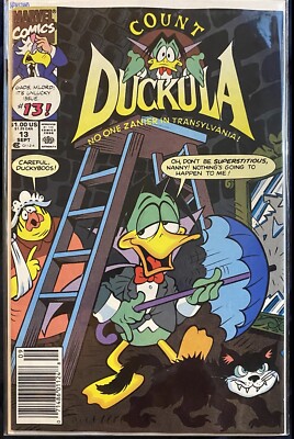 Count Duckula((Marvel 1989)#13 Newsstand VF+ Htf Book | eBay