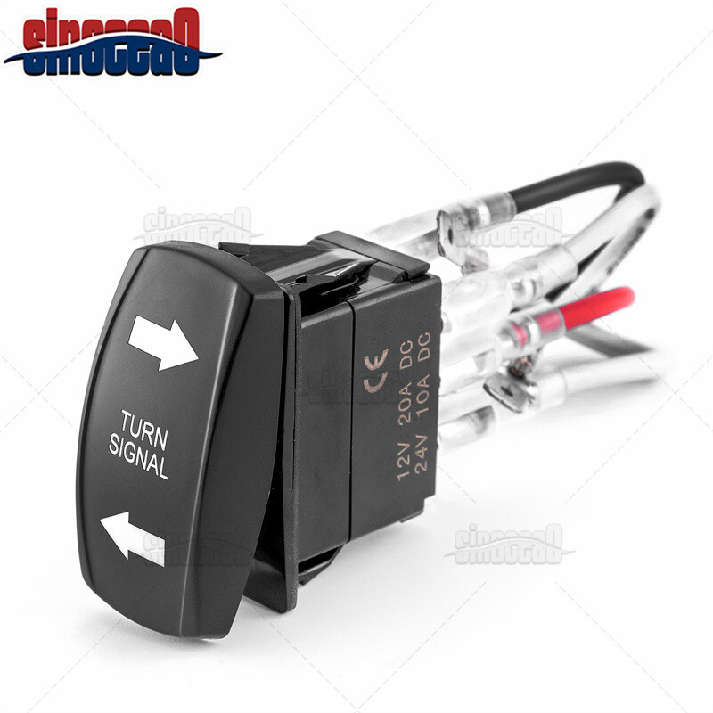 For ATV UTV Side by Sides Off-Road Turn Signal Light Blinker Rocker ...