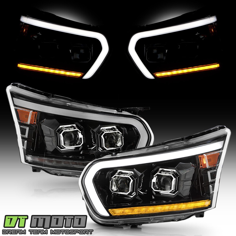 For 2015-2023 Ford Transit 150 Halogen Type Black LED Tube Projector ...