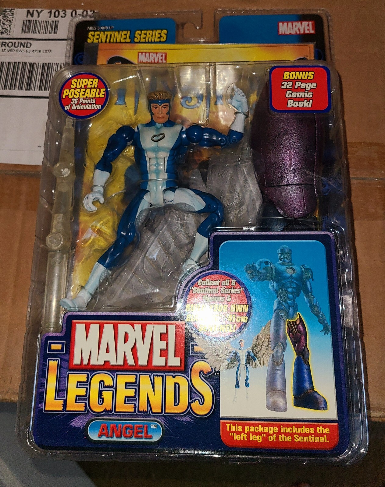 Marvel Legends Angel Blue Variant Sentinel Series X-Men PROTOTYPE Toy ...