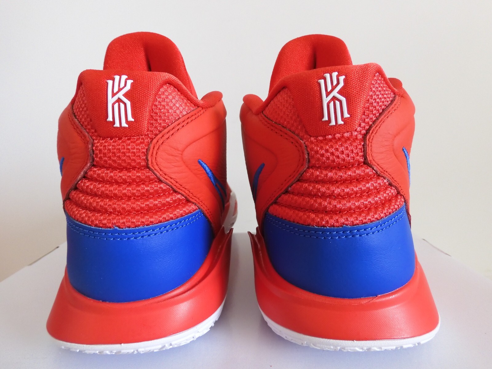 NIKE KYRIE 8 INFINITY NIKE BY YOU ID RED-SPORT BLUE-WHITE SZ 11.5 ...