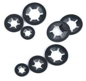 Starlock Washers Spring Steel Star Retaining Push On Clips For Shaft ...