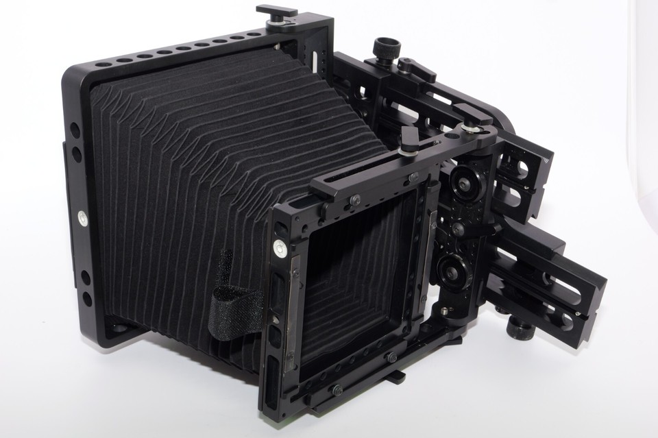 KB Canham 4x5 DLC "all metal" Field View Camera. (2) Film Holders ...