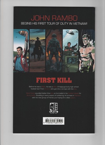 Rambo First Kill #1 Canaan White Variant TPB SYLVESTER STALLONE GN ...