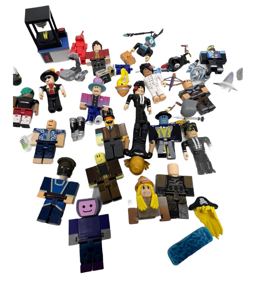 Minecraft Toys Lot Action Figures Minifigures Steve Animals Swords ...