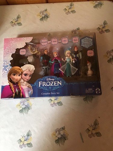 NEW Mattel Disney Frozen 3.75" Action Figure Complete Story Play Set 6 ...