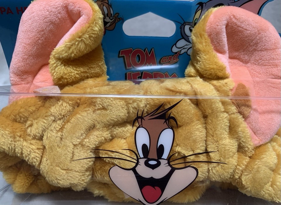NEW Tom & Jerry JERRY EARS Spa Style Plush Headband | eBay